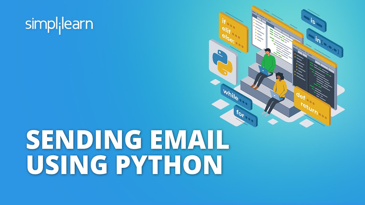 Sending Email Using Python | Python Projects | Python For Beginners | Simplilearn
