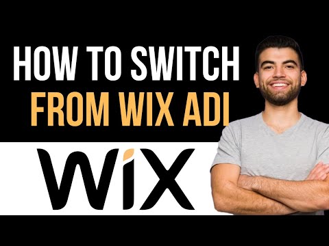 ✅ How to switch from Wix ADI to Wix Editor (Full Guide)