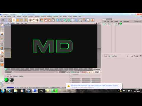 How to make a high quality, transparent youtube icon in C4D