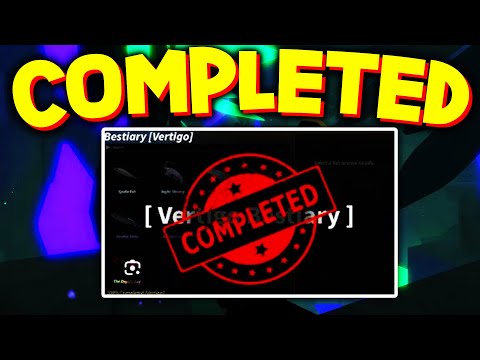 How To COMPLETE VERTIGO BESTIARY in FISCH! (Vertigo Bestiary Guide) ROBLOX