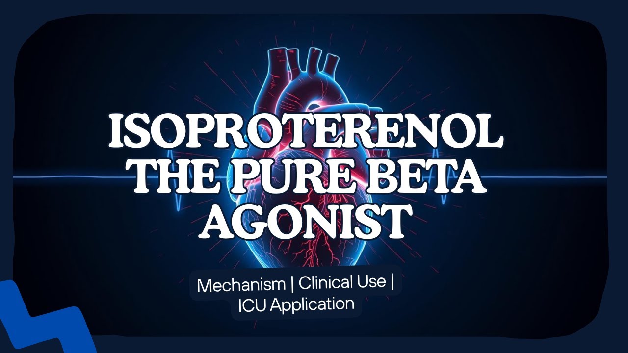 ISOPROTERENOL Explained | The Pure Beta Agonist