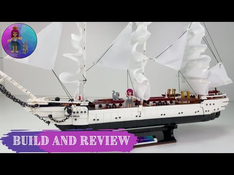 JMBricklayer White Swan Ship 40104 Build and Review