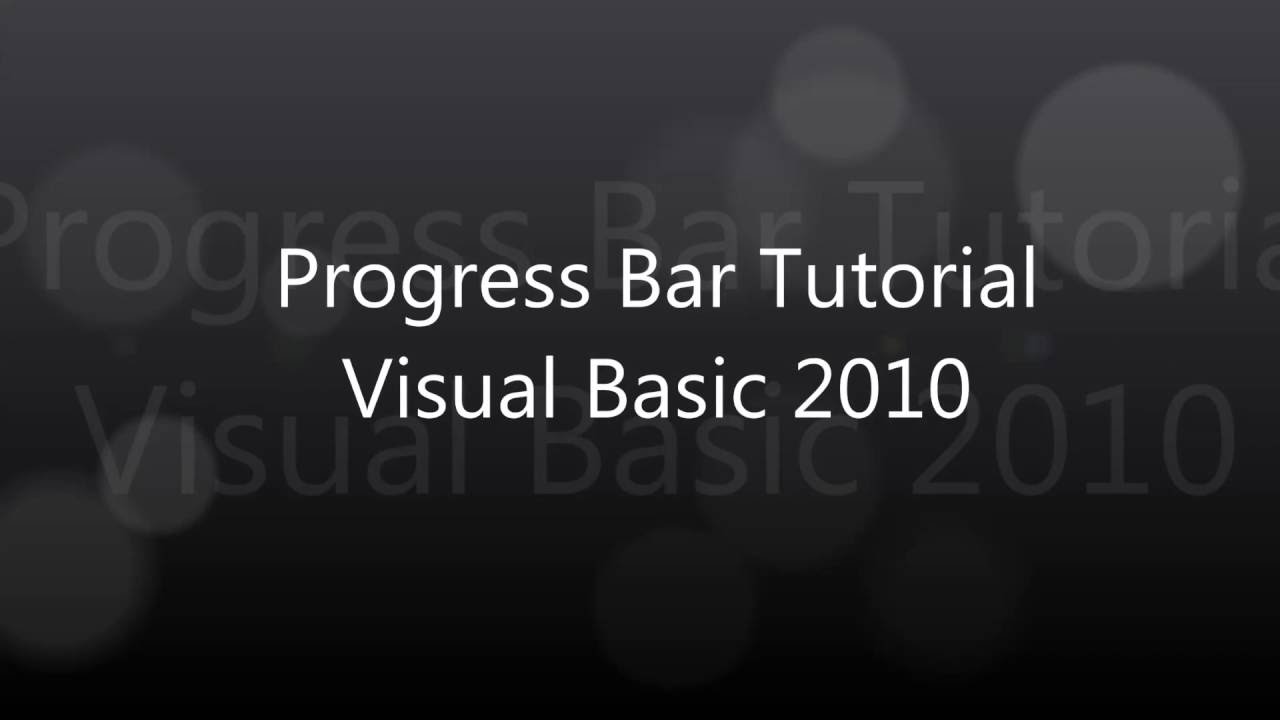Add to progress bar w/ Full progress detection - Visual Basic Tutorial