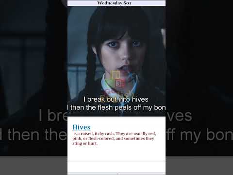 Hives - Meaning, Pronunciation, Usage | Learn English with TV Shows - Wednesday