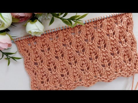 Easy Openwork Knitting Pattern for All Projects 1018
