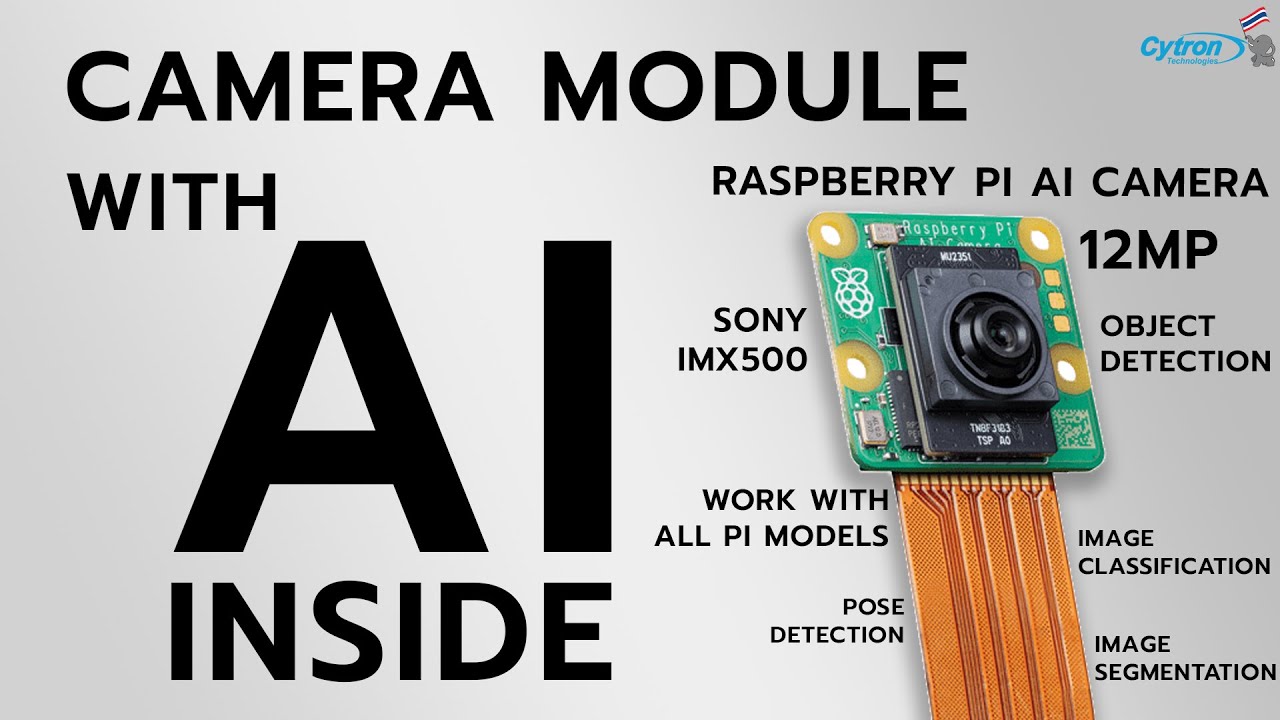 Raspberry Pi Ai Camera Imx500 12mp Intelligent Vision Sensor