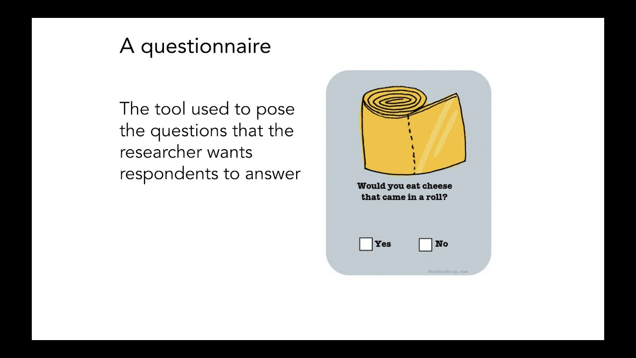 Questionnaire Design - Session 1