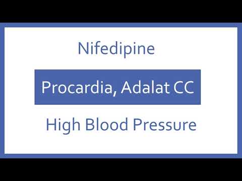 Nifedipine Pronunciation - Generic Name, Brand Name, Indication (Top 200 Drugs) PTCB PTCE NCLEX Test