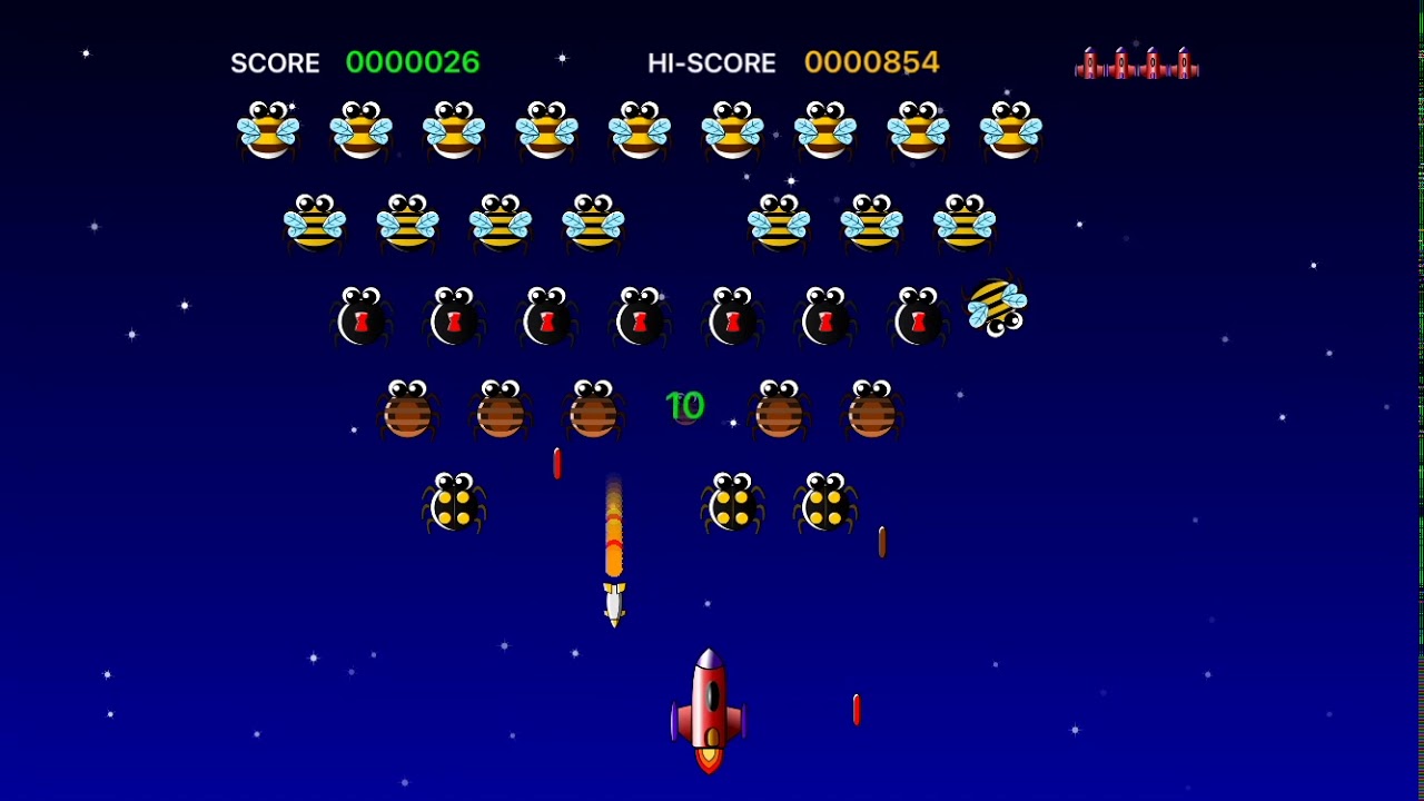 Bug Invaders App Preview