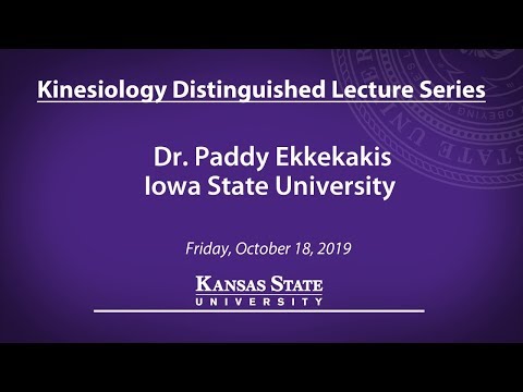 Kinesiology Distinguished Lecture 2019