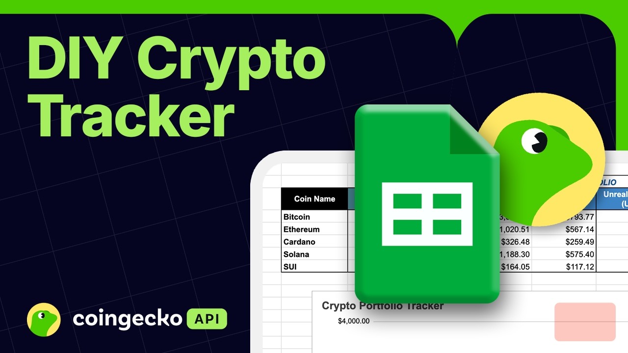 How to Create Your Personalised Crypto Portfolio Tracker Using Google Sheets | CoinGecko API