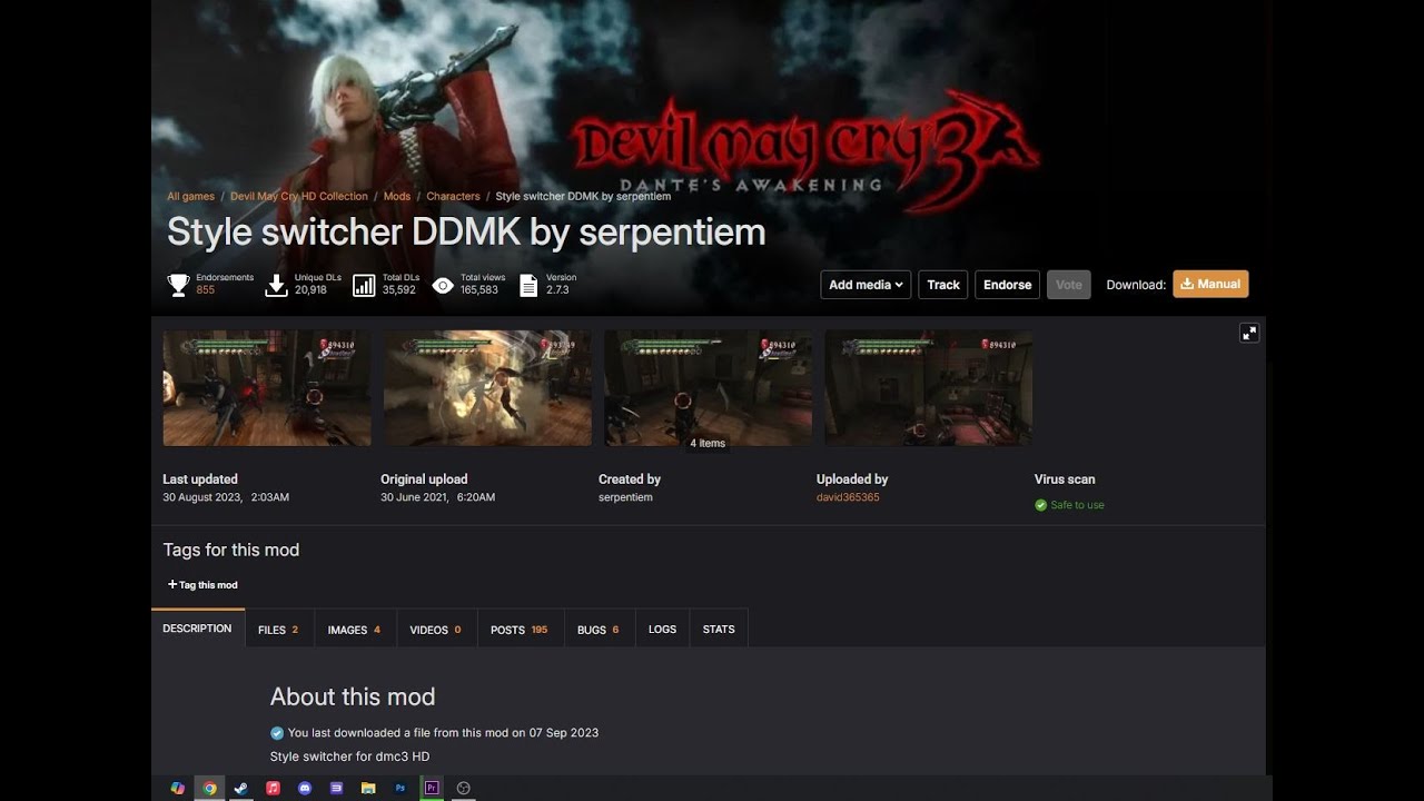 How to Install DDMK/Style Switcher Mod For Devil May Cry 3