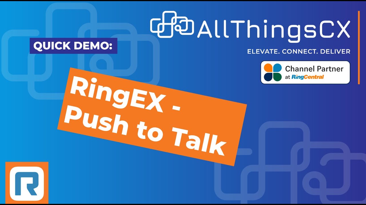 RingCentral Push to Talk **NEW FEATURE** [4 minute demo]