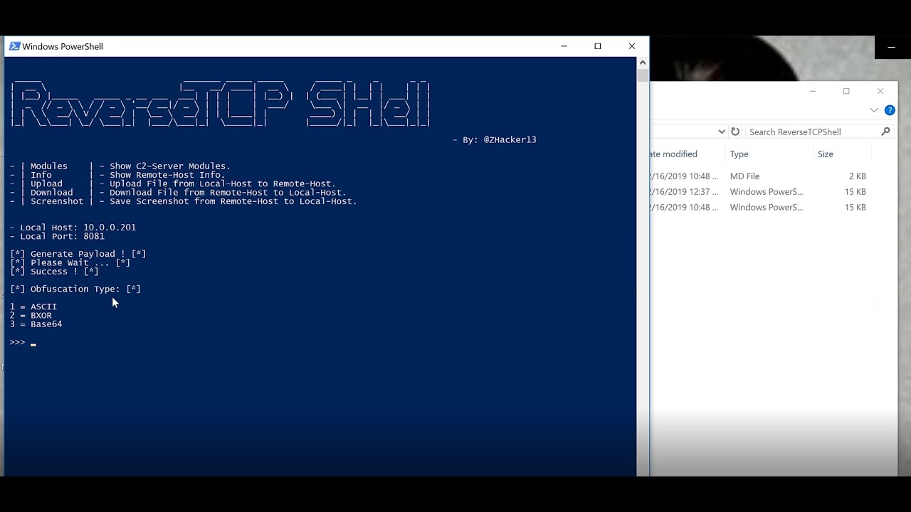 ReverseTCP Shell: Active Directory Lateral Movement & payload usage demonstration