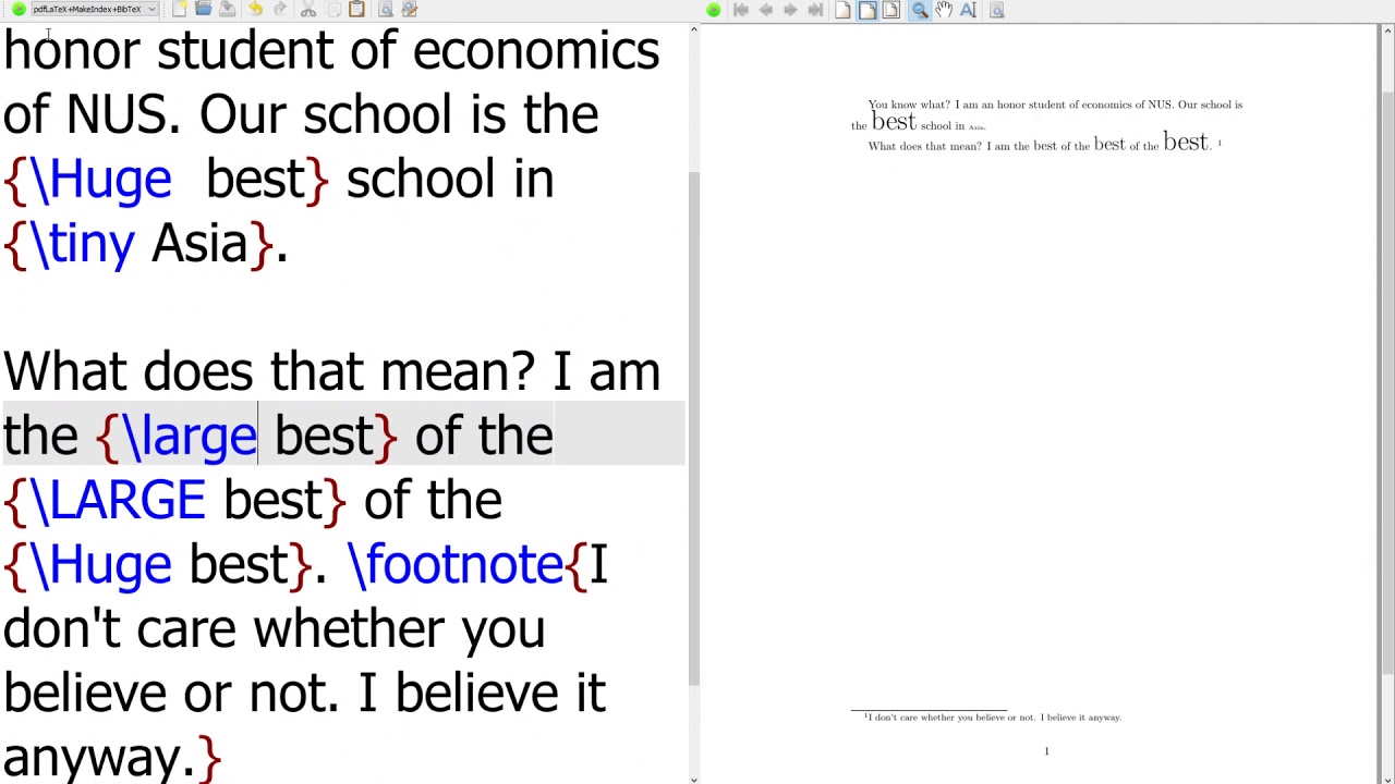 LaTeX - More Font Size