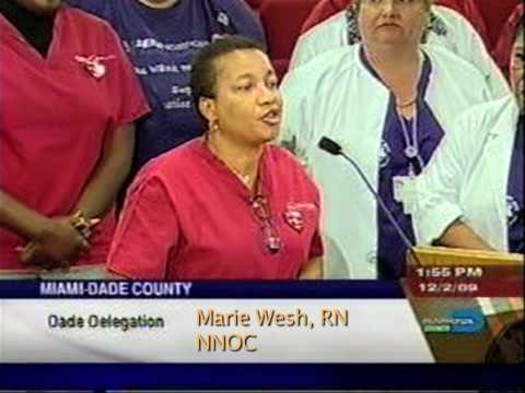 National Nurses United RNs in Florida Support the Florida Patient Protection Act