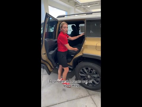 2024 Land Cruiser Second Row Tip