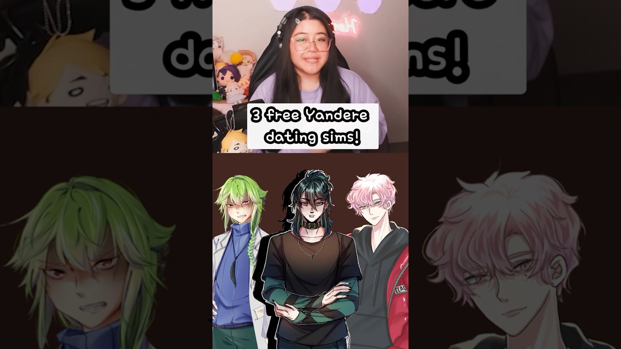 3 Free Yandere Dating Sims! #visualnovel #yandere #otomegame