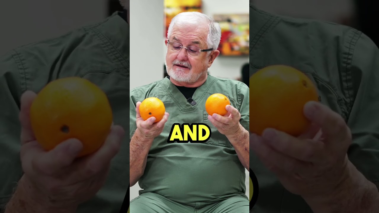 Explaining different great sizes (Using fruits)