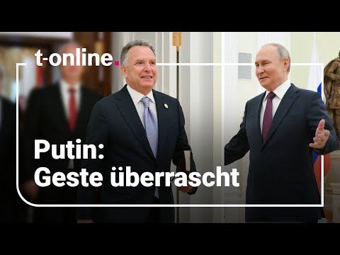 Wladimir Putin: Geste bei Treffen mit Trump-Gesandtem überrascht