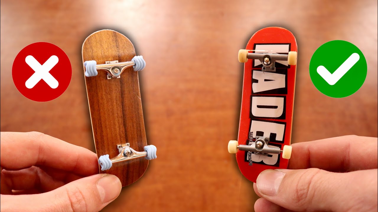 Don’t Buy A Pro Fingerboard. Keep your TechDeck