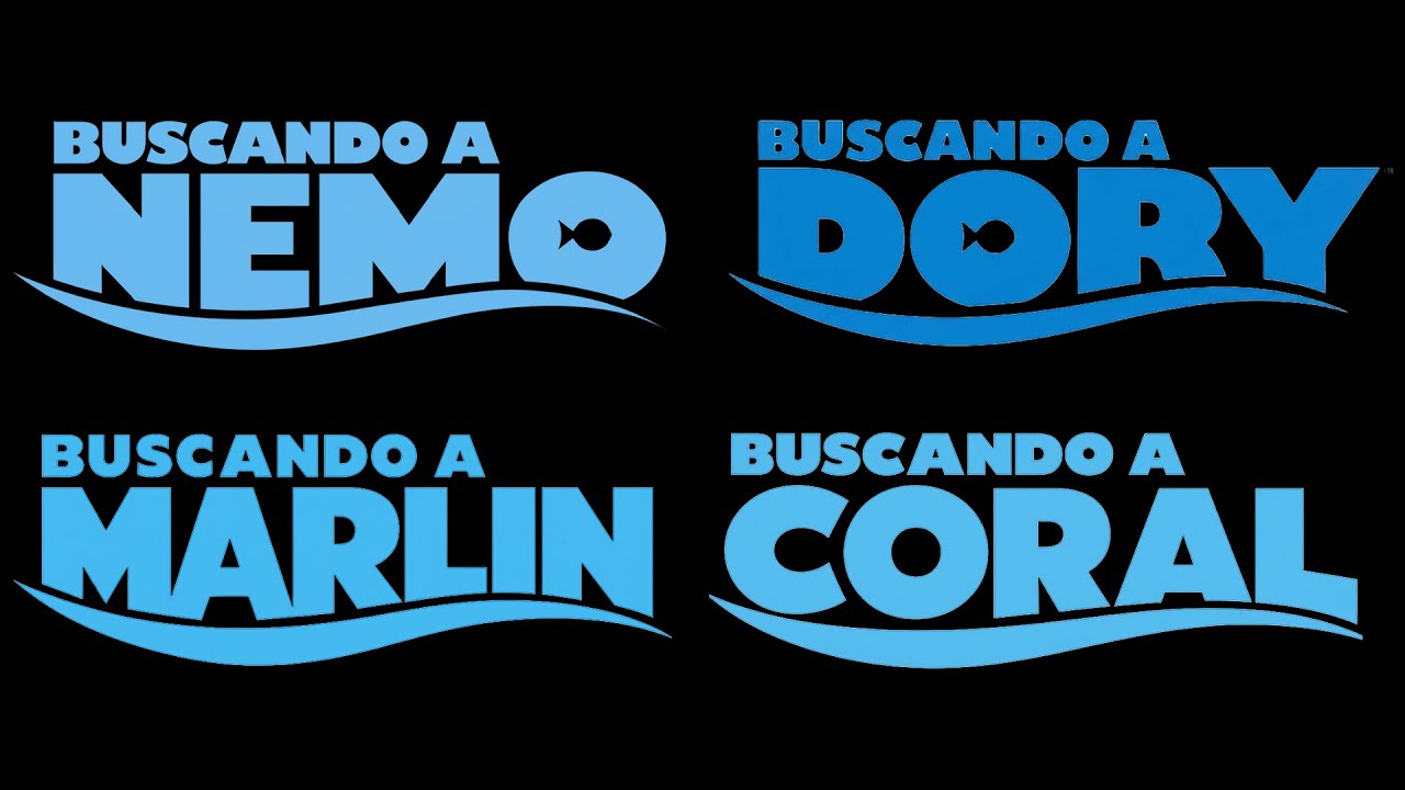 All the Finding Nemo movies (1-4, Finding Dory, Finding Marlin)