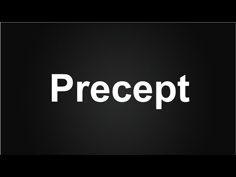 Precept Meaning in Urdu, How to Precept in English, Precept Meaning in Hindi