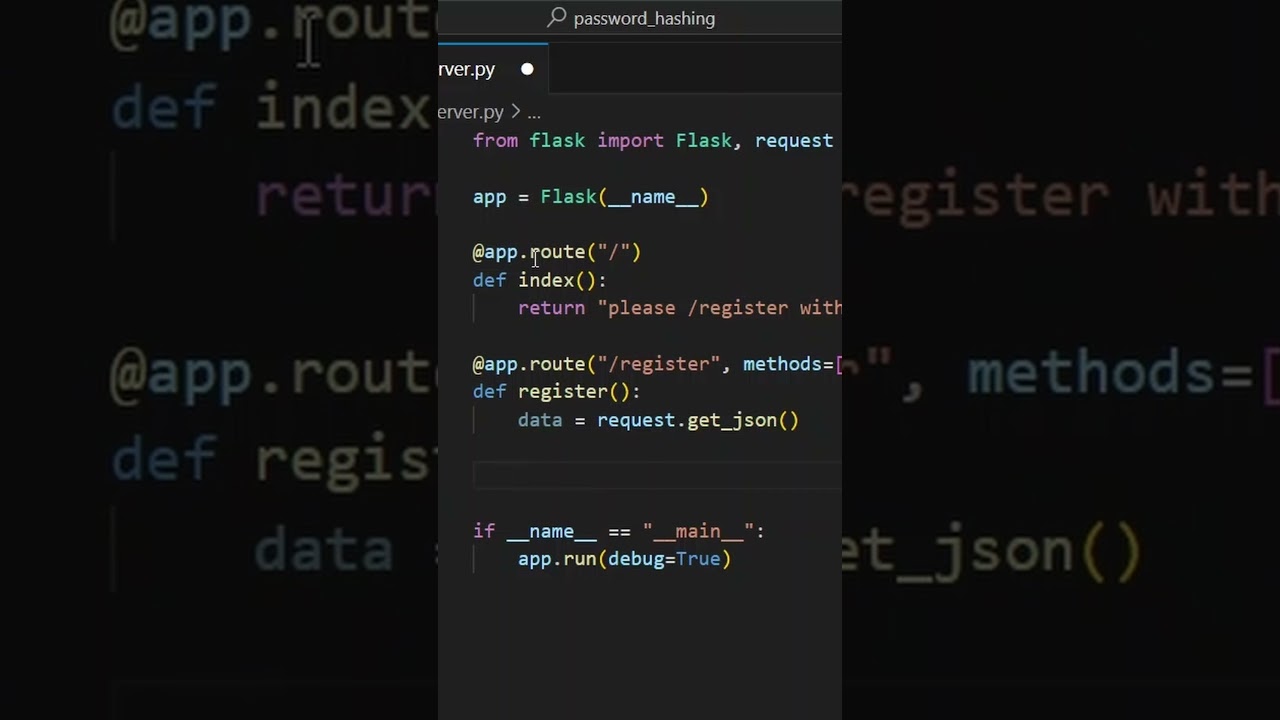 Python SERVER with DB - EASY