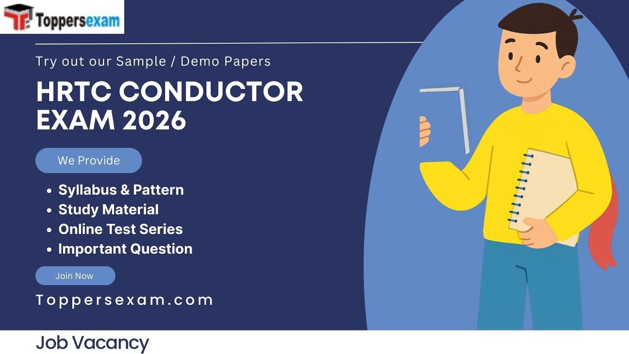 Hrtc conductor recruitment 2025 | hrtc conductor syllabus 2026 |eligibility 2026 #hrtc #conductor