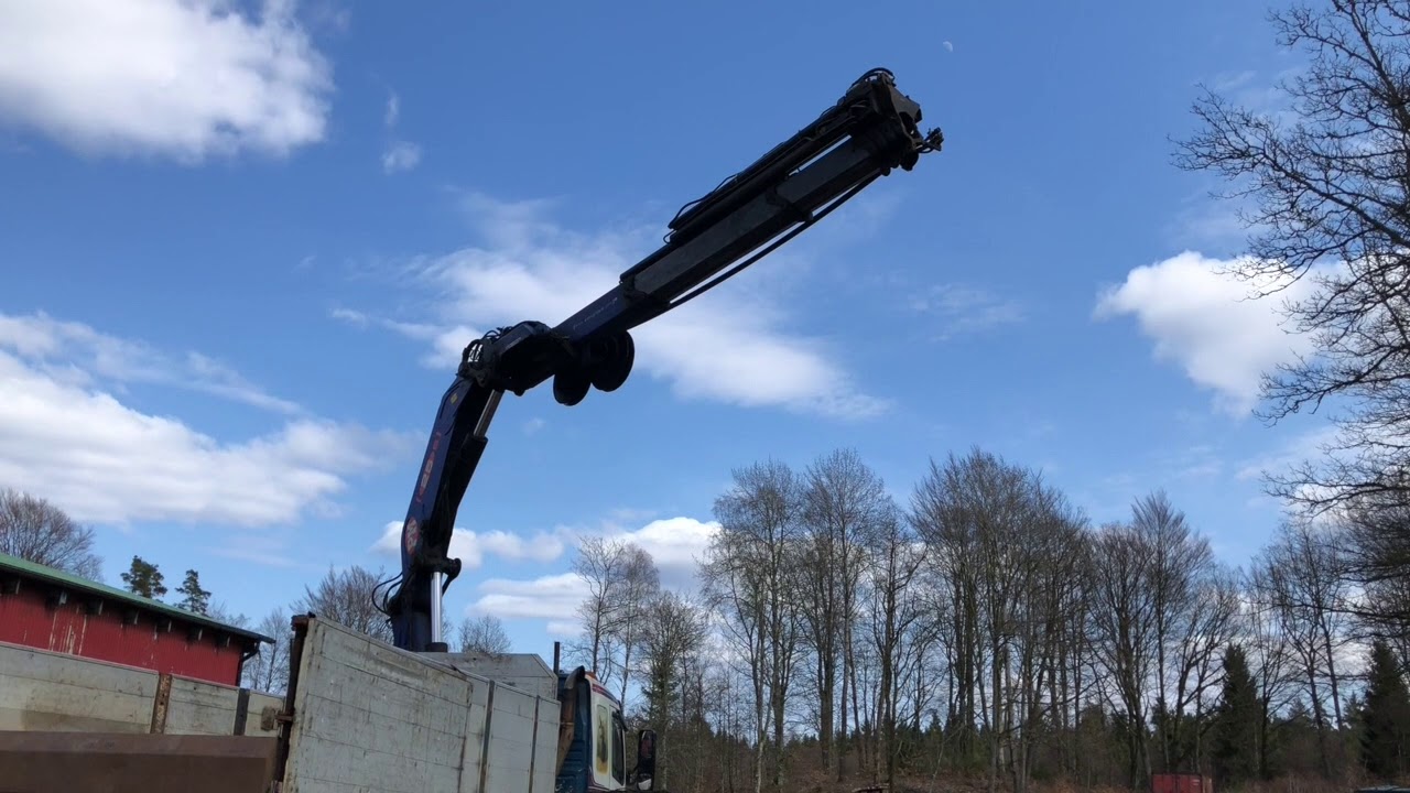 Kranbil med tipp Volvo FM12