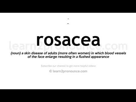 How to pronounce Rosacea | English pronunciation