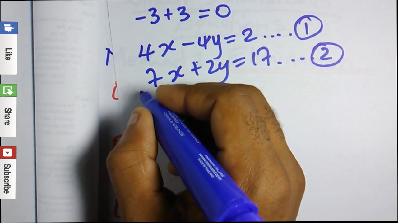 How to Solve Linear Simultaneous Equations?