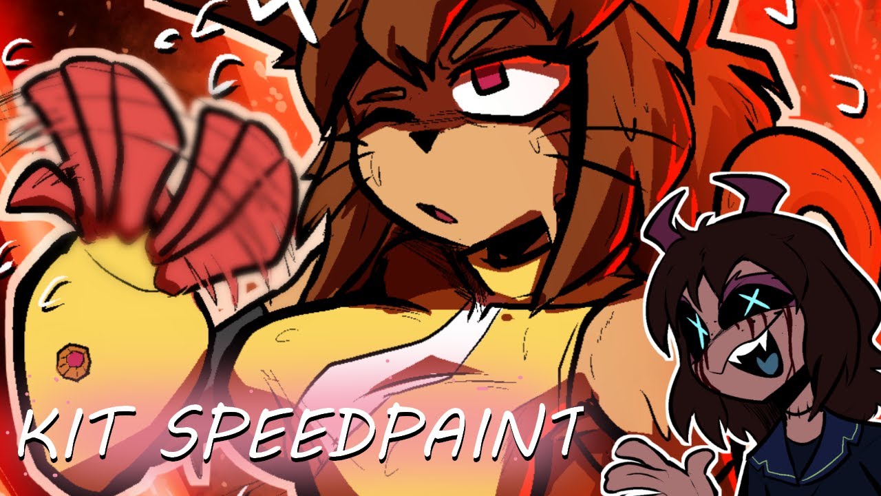 Gameoverse Speedpaint 1 - Kit in a lava level