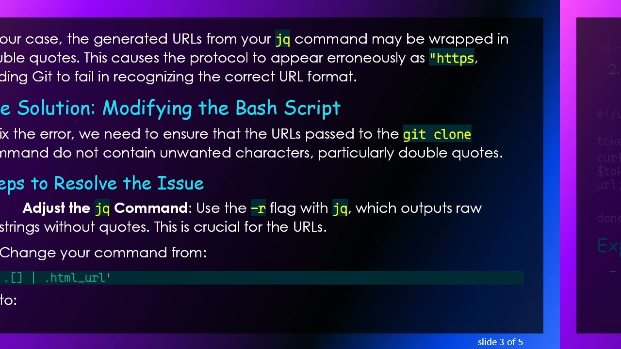 Fixing the git clone Error in Bash Scripts: Understanding Protocol Issues
