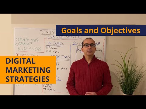 How to Set Goals and Objectives in Digital Marketing Strategy | Digital Marketing for Tech Startups