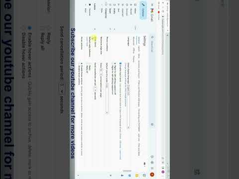 Gmail Undo Time Limit Increase (tips & tricks) #shorts