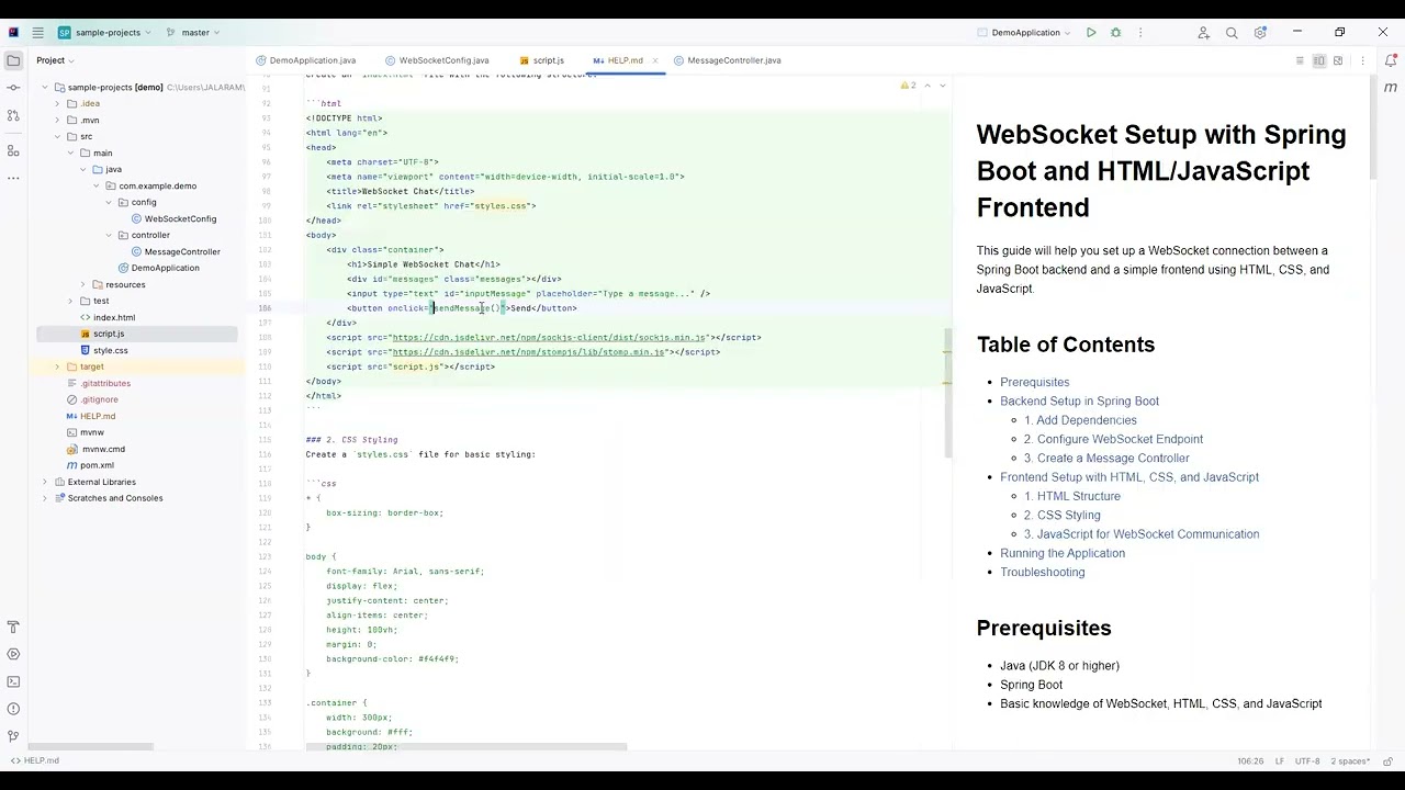 Real-Time Chat with Spring Boot and WebSocket: A Step-by-Step Guide