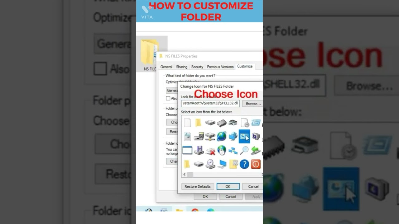 Folder icon Style Change #youtubevideo  #shorts