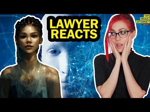 Is AI Artwork Copyrightable? | Lawyer Reacts To AI | Music Business Podcast