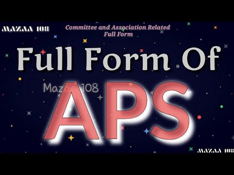 Full Form of APS | APS full form | Full Form APS | APS Stands for | APS ka matlab | APS Means