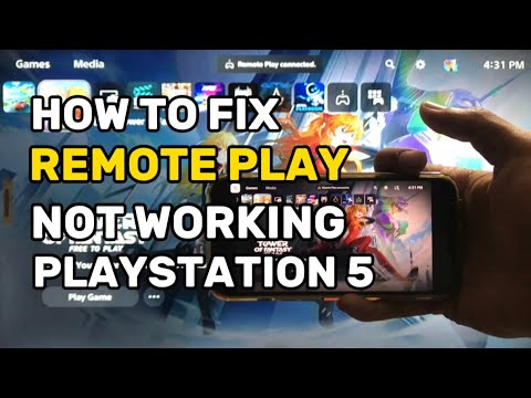 How To Fix Remote Play PS5 PlayStation 5