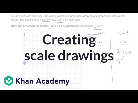 Creating scale drawings (video) | Geometry | Khan Academy