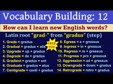 Vocabulary Building with Latin Root Words | English Speaking Made Easy | #vocabularybuilding