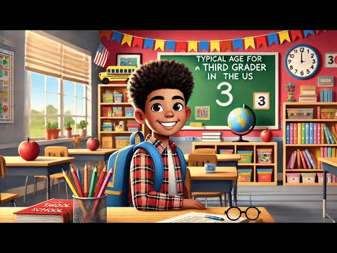 Typical Age for a Third Grader in the US