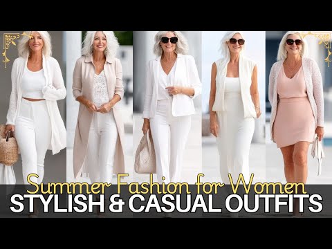 Summer Fashion 2025 for Women 50-70: Stylish & Casual Outfits for Fabulous Older Ladies