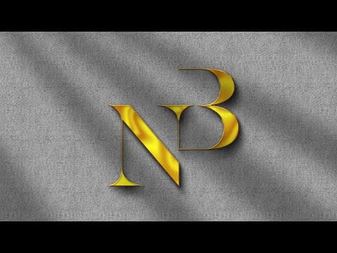 NB letter logo. N and b letter mark logo design. how can i make a letter logo using NB. illustrator