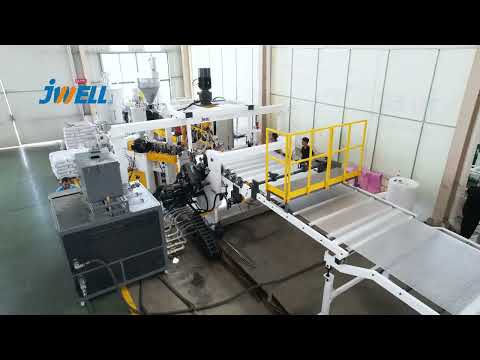 Inside the PC Pattern Sheet Extrusion Line: Manufacturing Unveiled#jwell #pcsheet