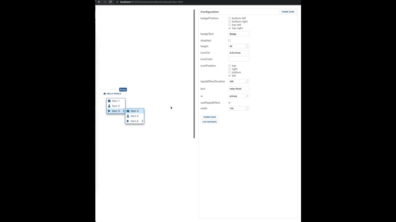 scroll sync & key nav for menu buttons with sub menus. check.