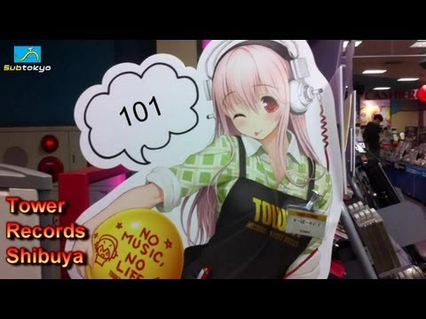 Tower Records in Shibuya! Subtokyo 101