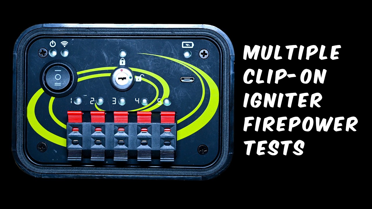 SecurePyro VPyro firing system - multiple igniter tests